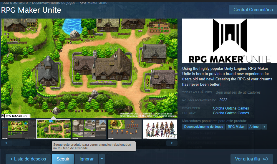 RPG Maker Unite || Nova Game Engine para RPGs - Crie Seus Jogos