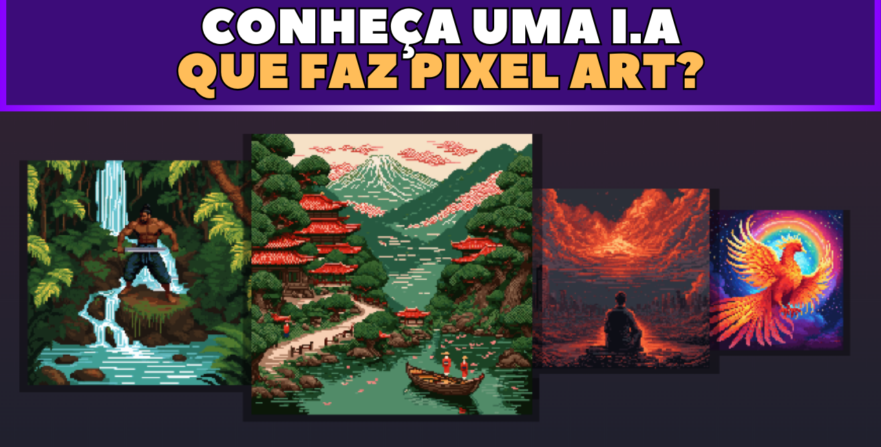 I.A que gera Pixel Arte! - Crie Seus Jogos