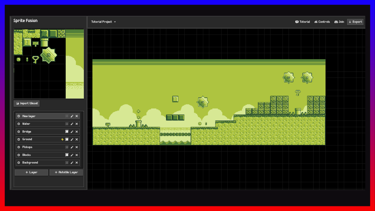 Sprite Fusion | Editor de Level Design Gratuito - Crie Seus Jogos